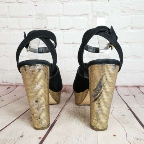 Michael Kors | Shoes | Michael Kors Mk Heels Strappy Platform Shoes ...